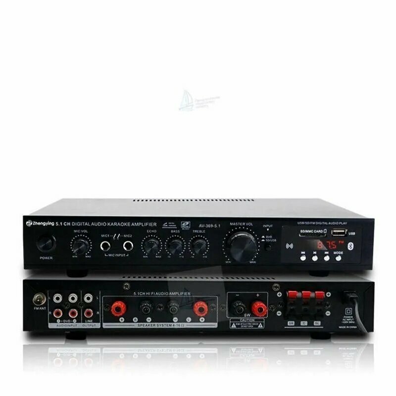 Мощный 5.1-канальный процессор басовых эффектов