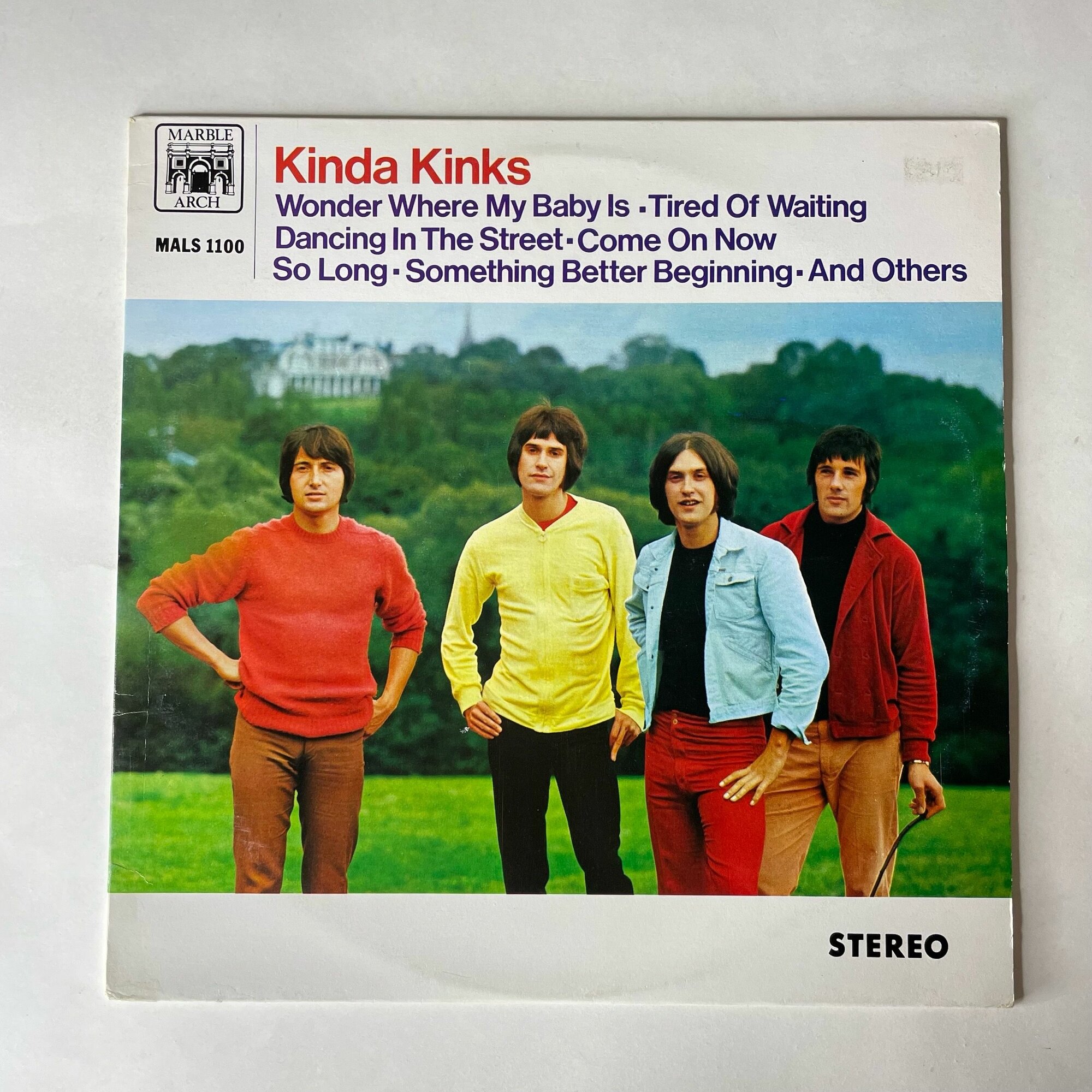 Винтажная виниловая пластинка LP The Kinks, Kinda Kinks (Канада 2001)