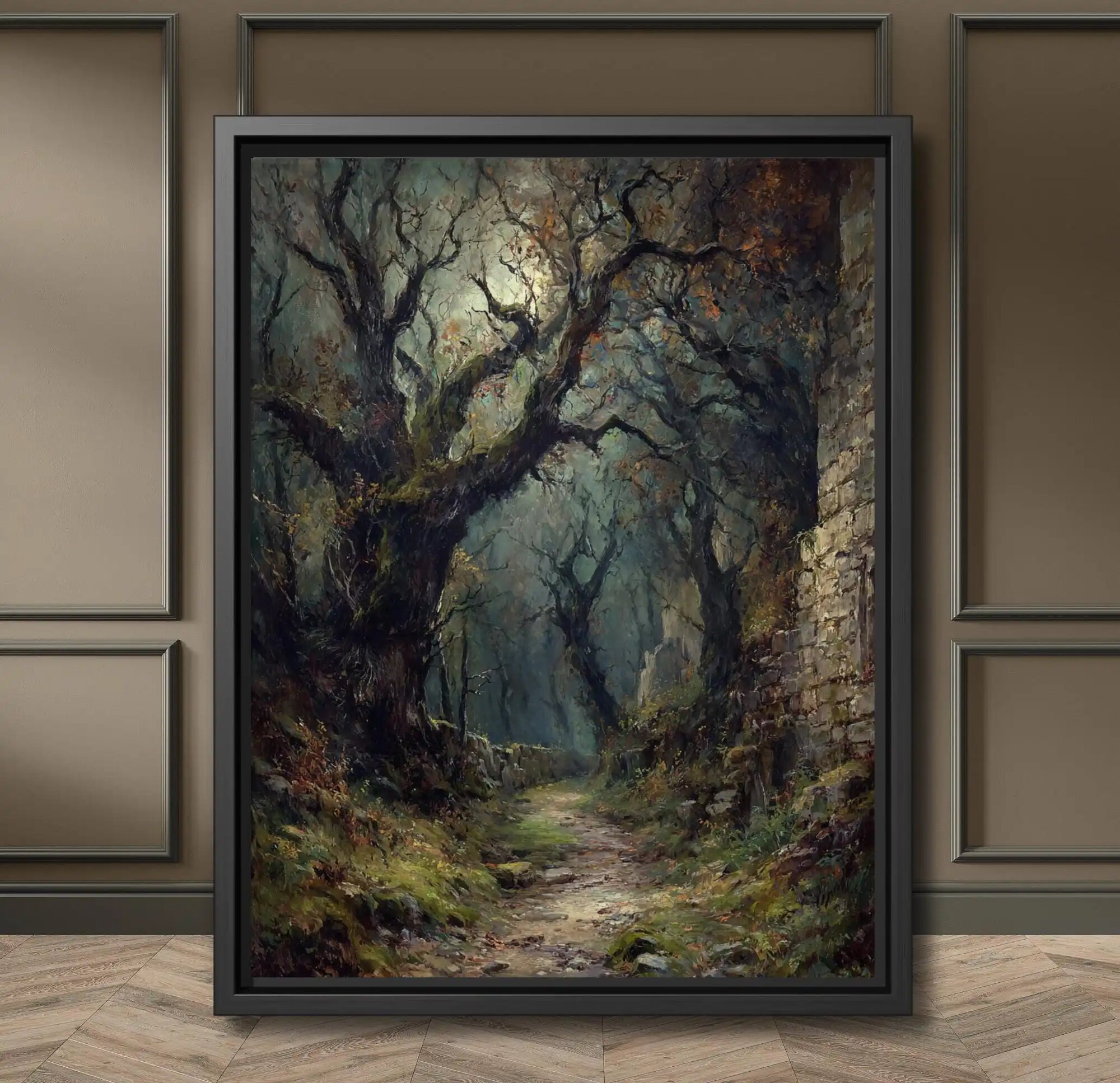 Картина на холсте Готический Темный Колдовство 5, 15x20cm no frame