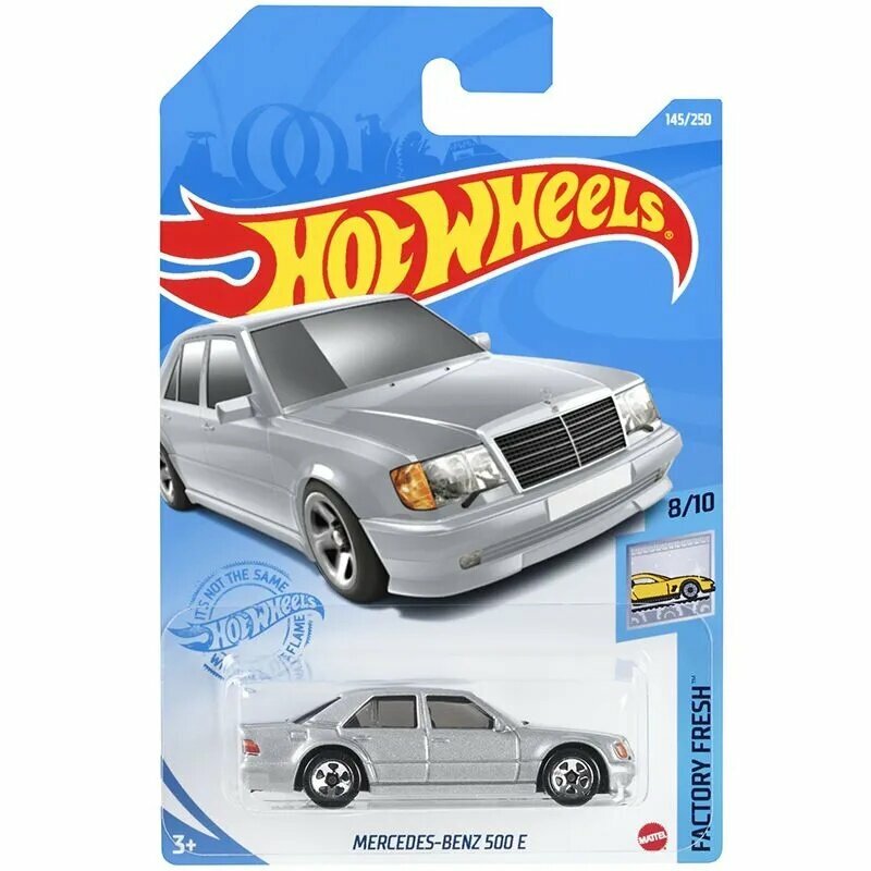 Машинка Mattel Hot Wheels 2021 C4982 Mercedes-Benz 500 E Silver Gray
