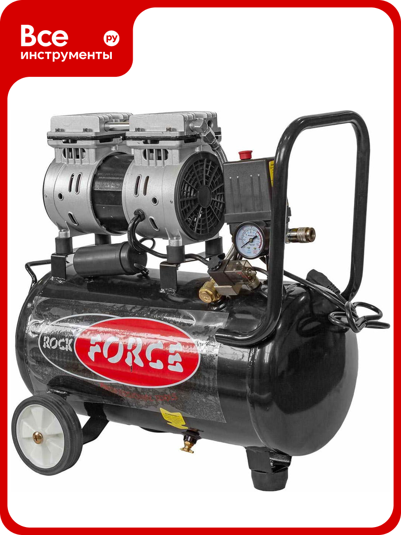 Поршневой безмасляный компрессор Rockforce с прямым приводом 0.75 кВт RF-20/24I RF-20/24I(6484)