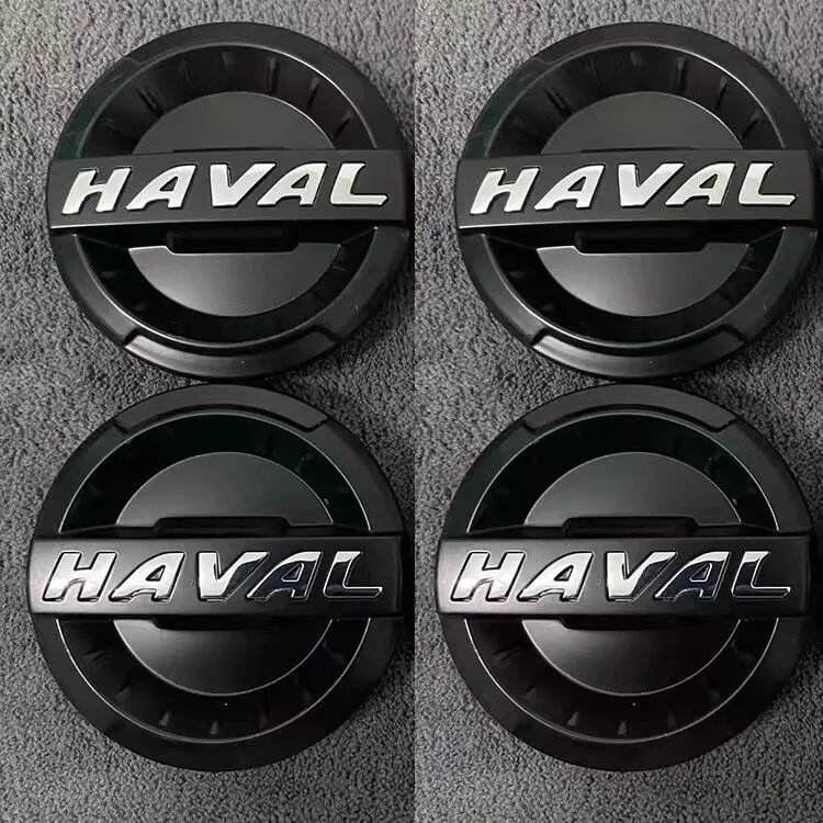 Колпачок на ступицу литого диска на автомобили HAVAL 69 мм, комплект 4 штуки Для H6 H6S F7 F7x