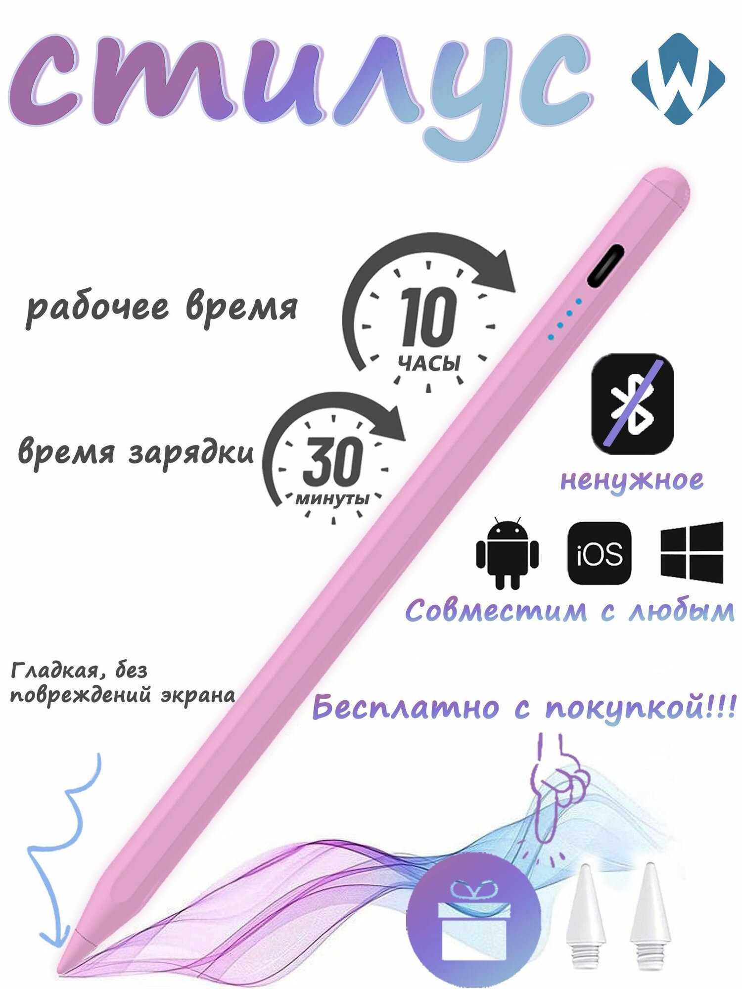 Стилус для планшета для сенсорного экрана