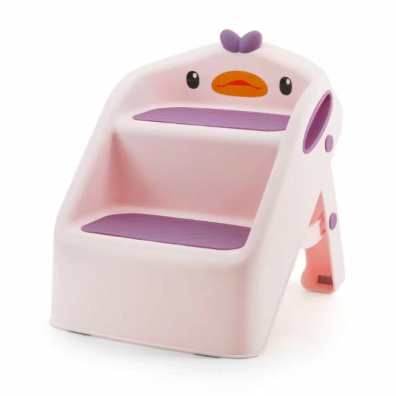 Подставка ступеньки для детей Kids Zone, складная, высота 39,5 см Розовый