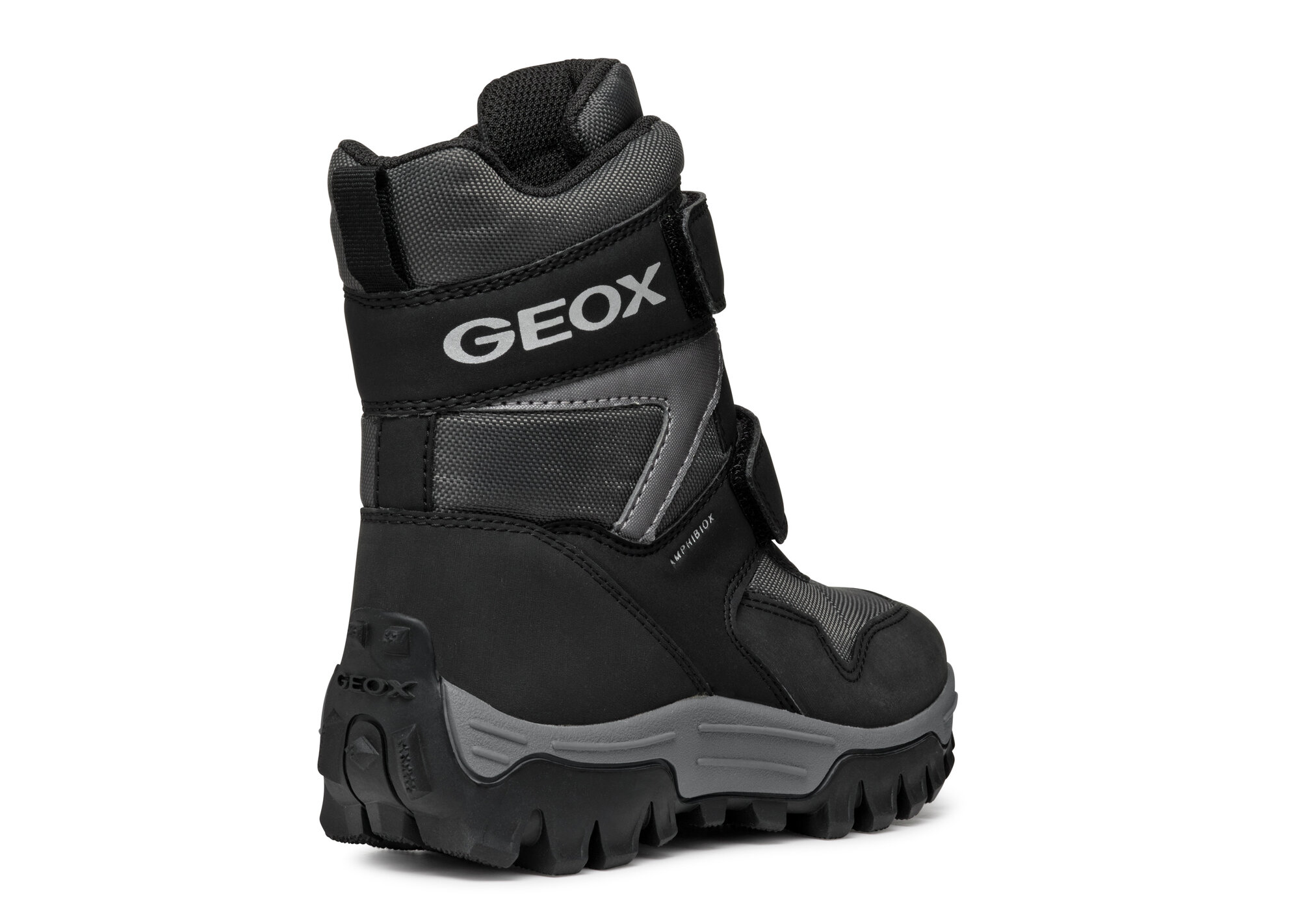 Полусапоги GEOX Himalaya ABX, размер 35 EU, антрацит/черный — фото 1