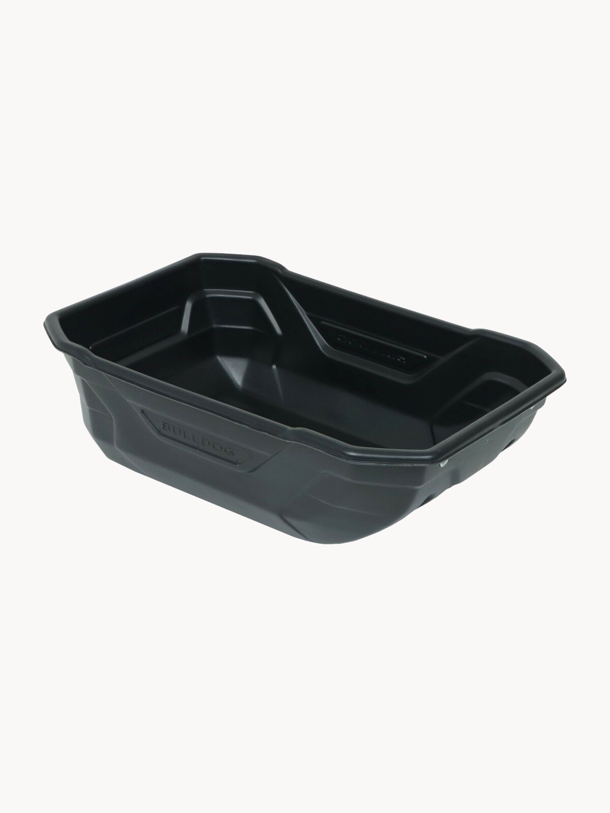 Сани-волокуши YUGANA "Bulldog", ПНД, люверсы, чёрные, 90 см x 60 см