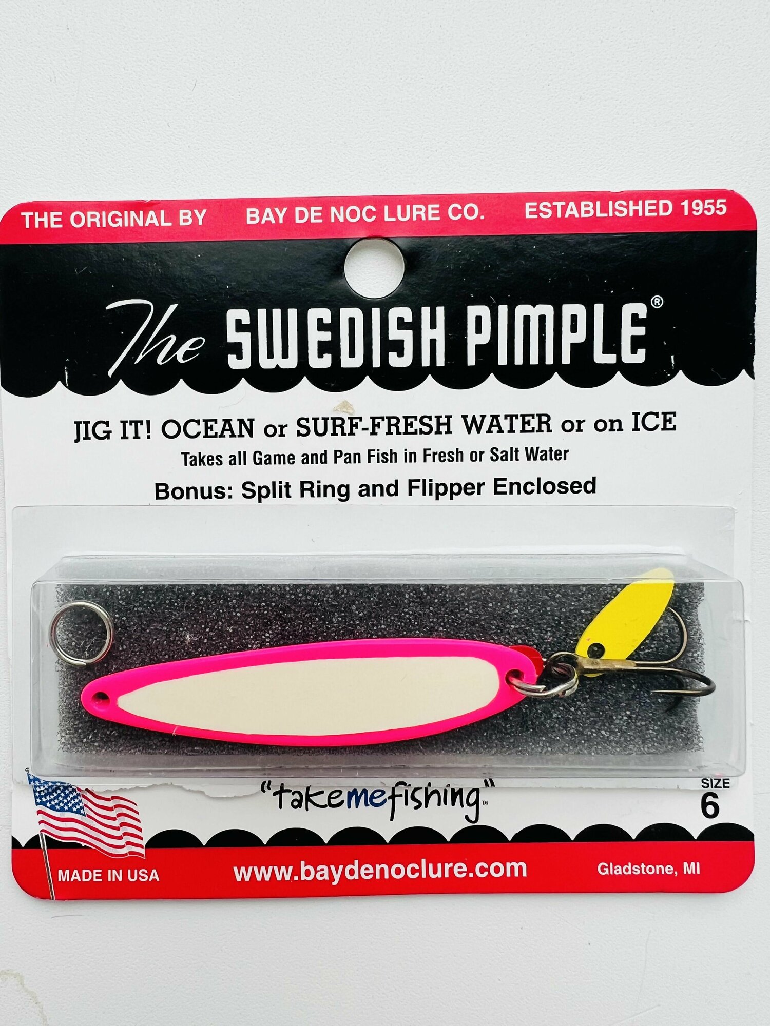 Блесна зимняя The Swedish Pimple 6