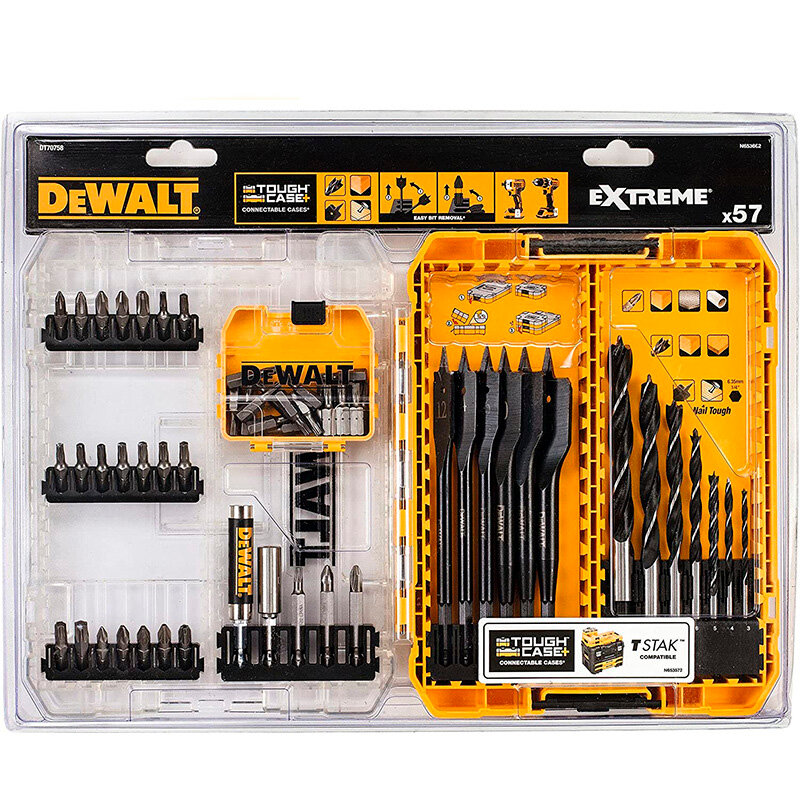 Набор свёрл и бит Dewalt Extreme x57 DT70758