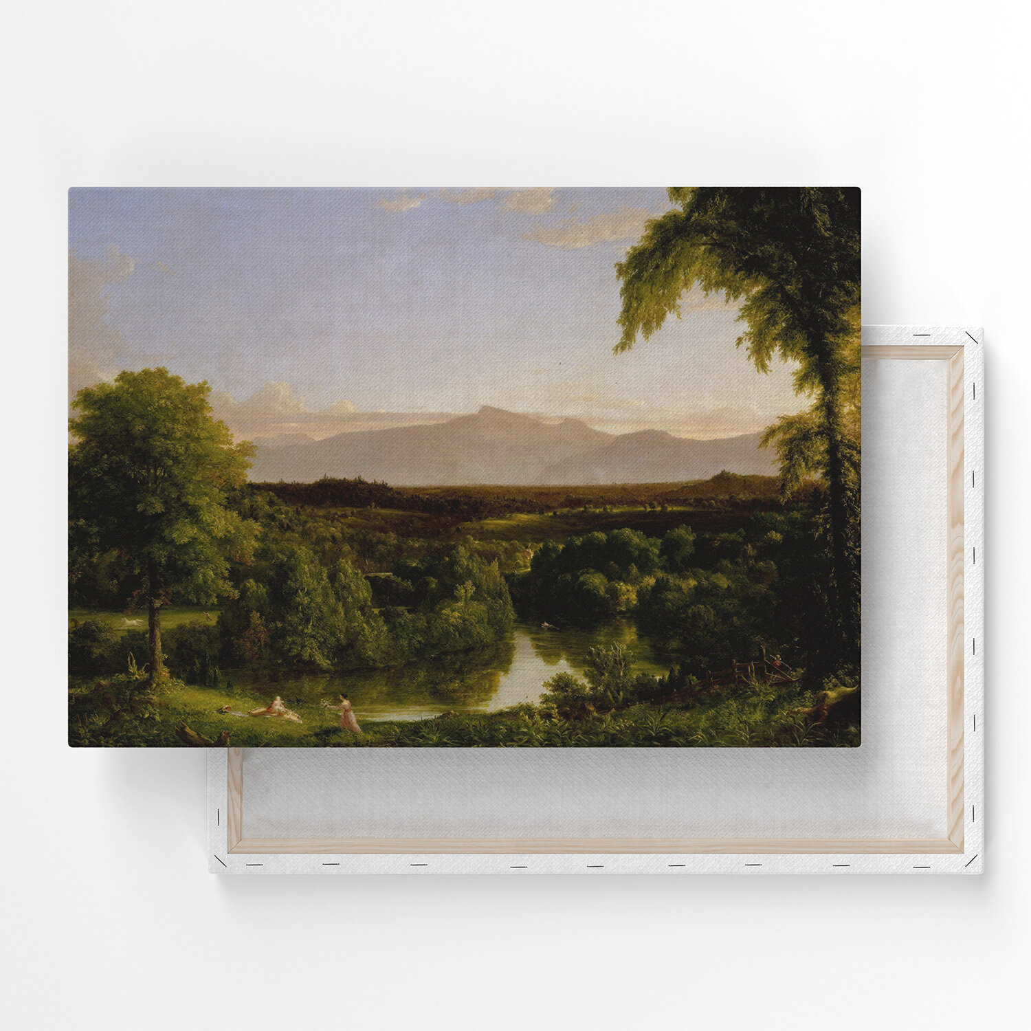 Картина на холсте, репродукция / Томас Коул - View on the Catskill. Early Autumn / Размер 60 x 80 см