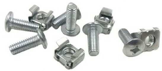 ABC Серверный аксессуар - комплект крепежа Neomax NM-FTK-M6-101 (винт M6, гайка, шайба) (50шт./уп.)