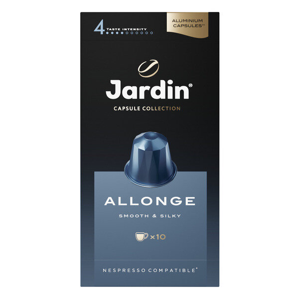 Кофе Jardin "Allonge", в капсулах, для Nespresso, 10 штук, арабика