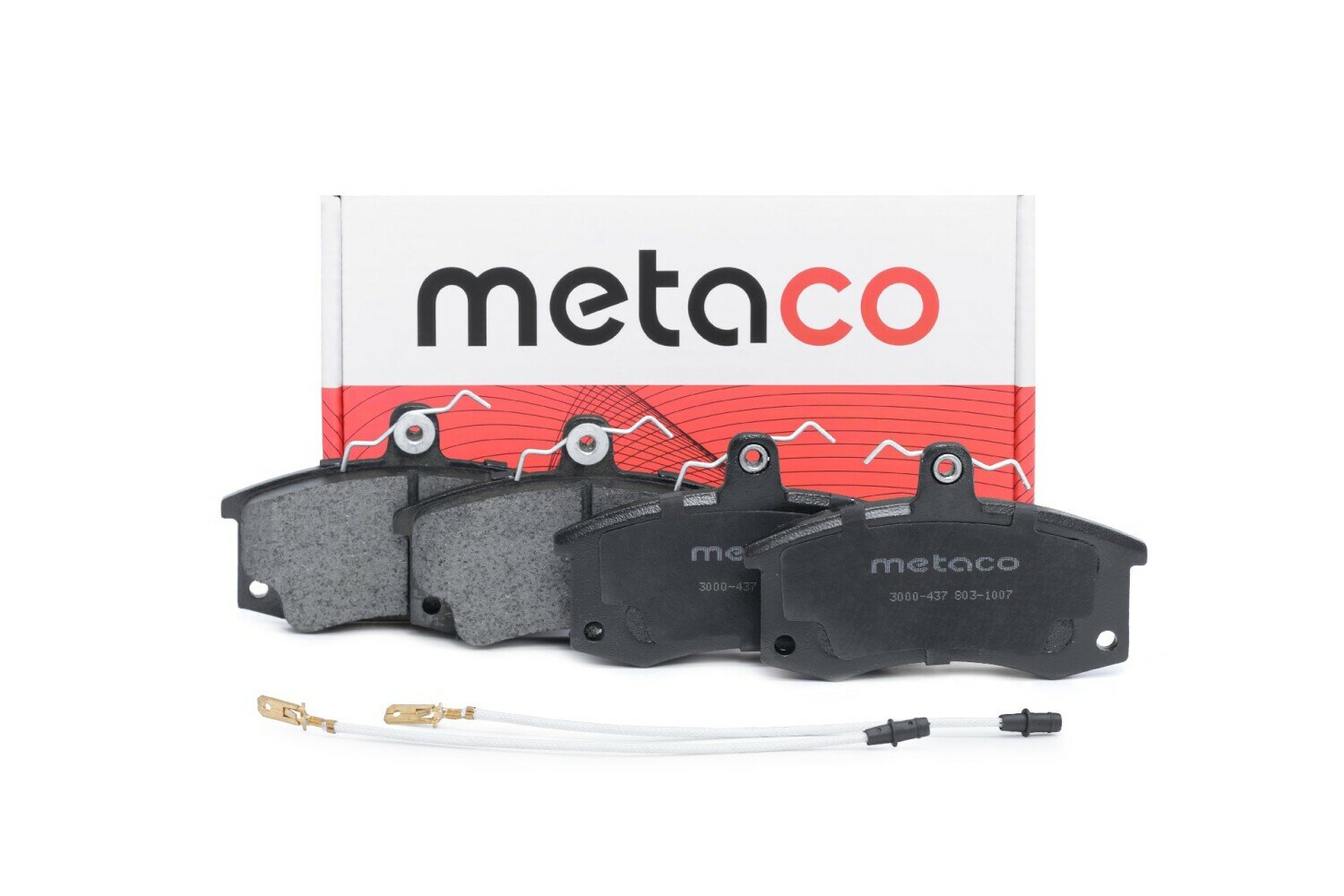 Колодки тормозные передние к-кт перед METACO 3000437