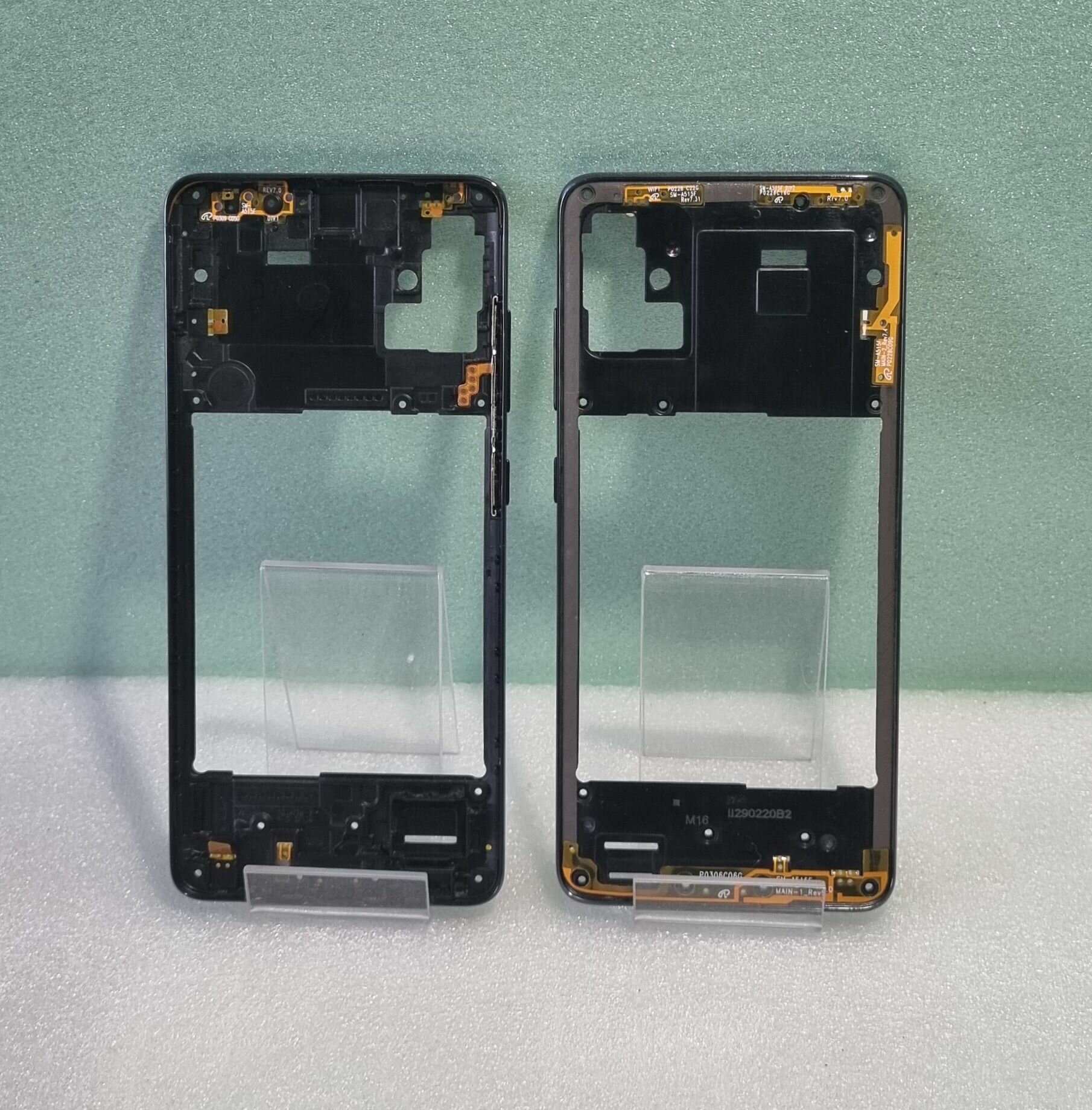Средняя часть корпуса (рамка) Samsung Galaxy A51, SM A515FN, черная