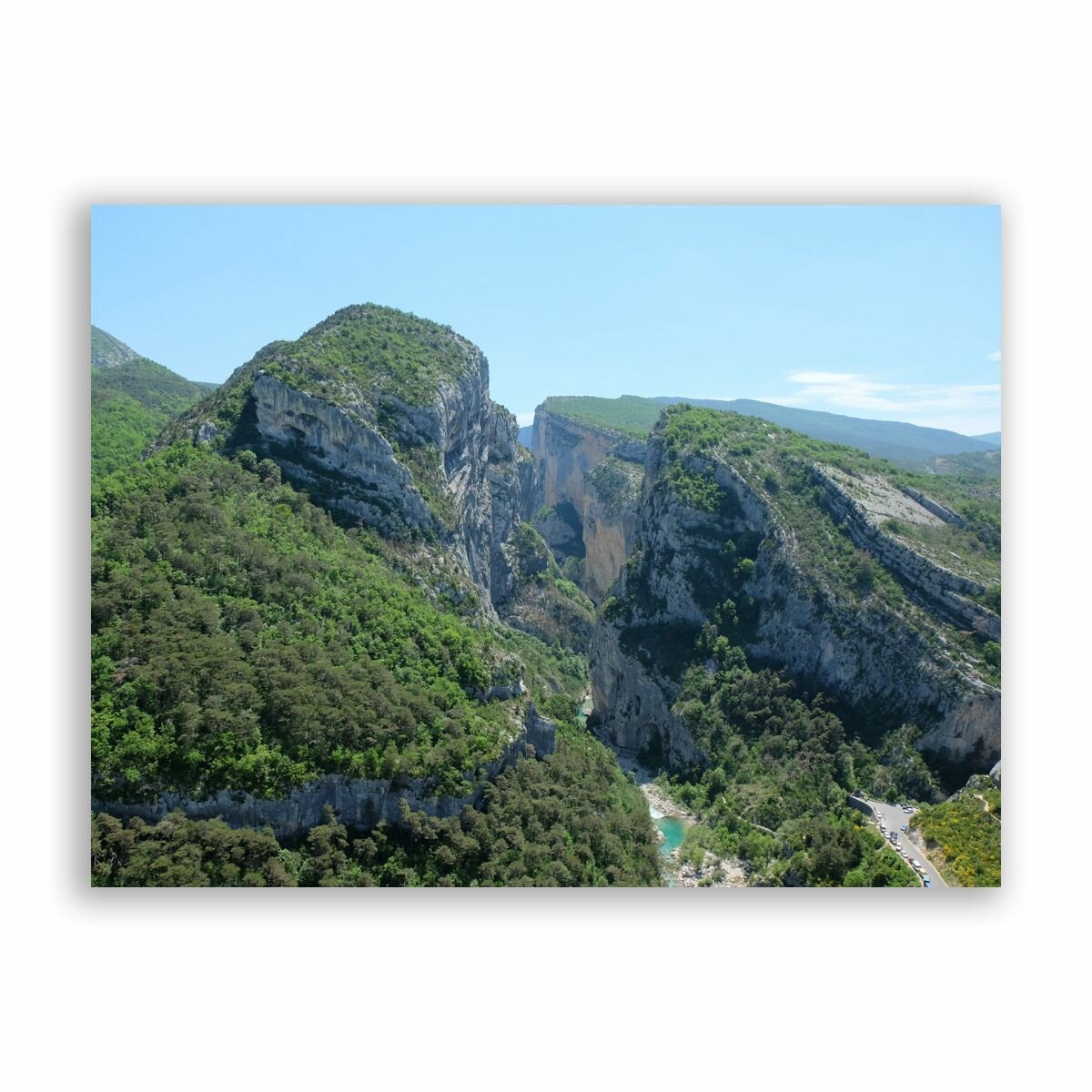 Постер, плакат на бумаге / Природа Франции - Пейзаж / Размер 30 x 40 см