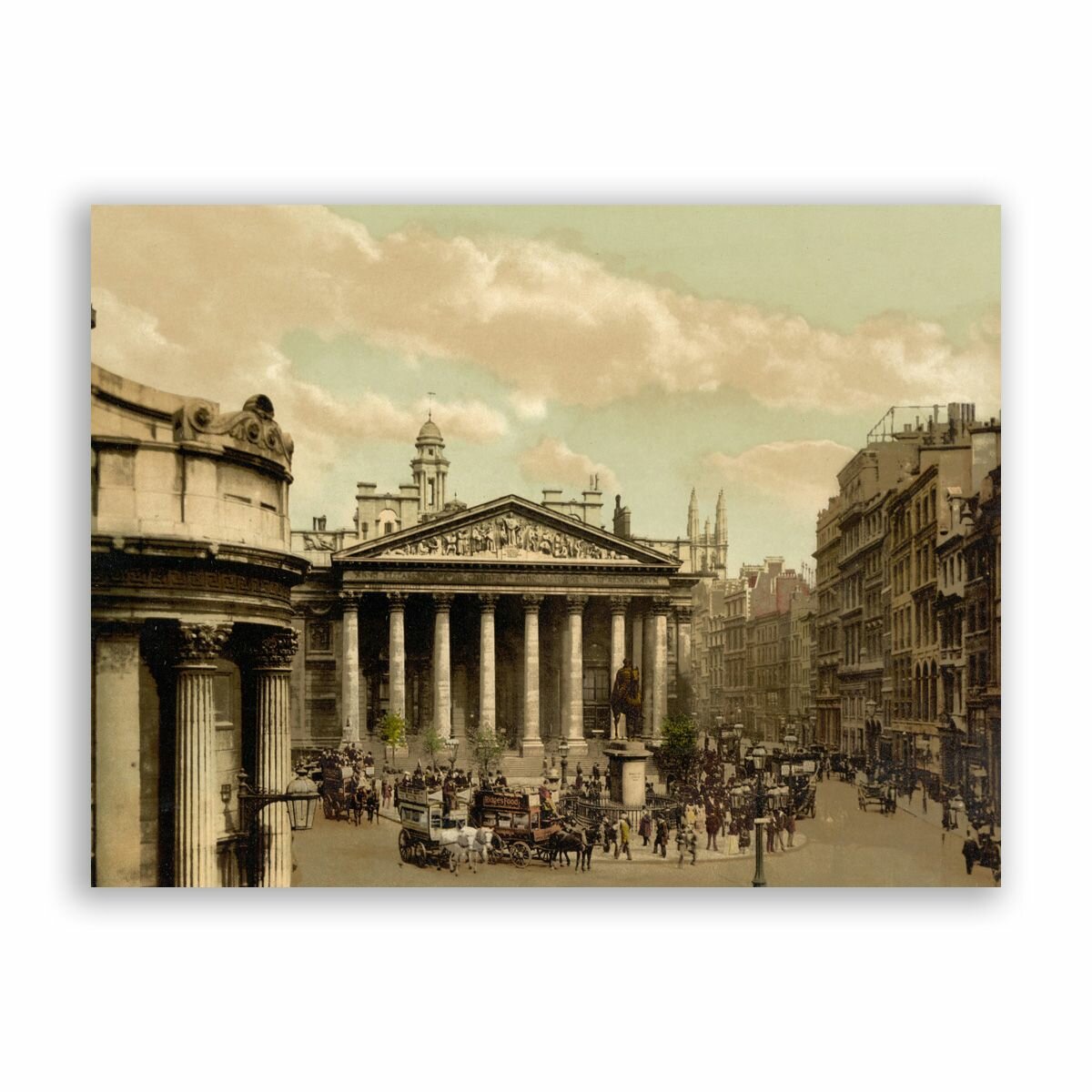 Постер, плакат на бумаге / Royal Exchange, London, England / Размер 30 x 40 см