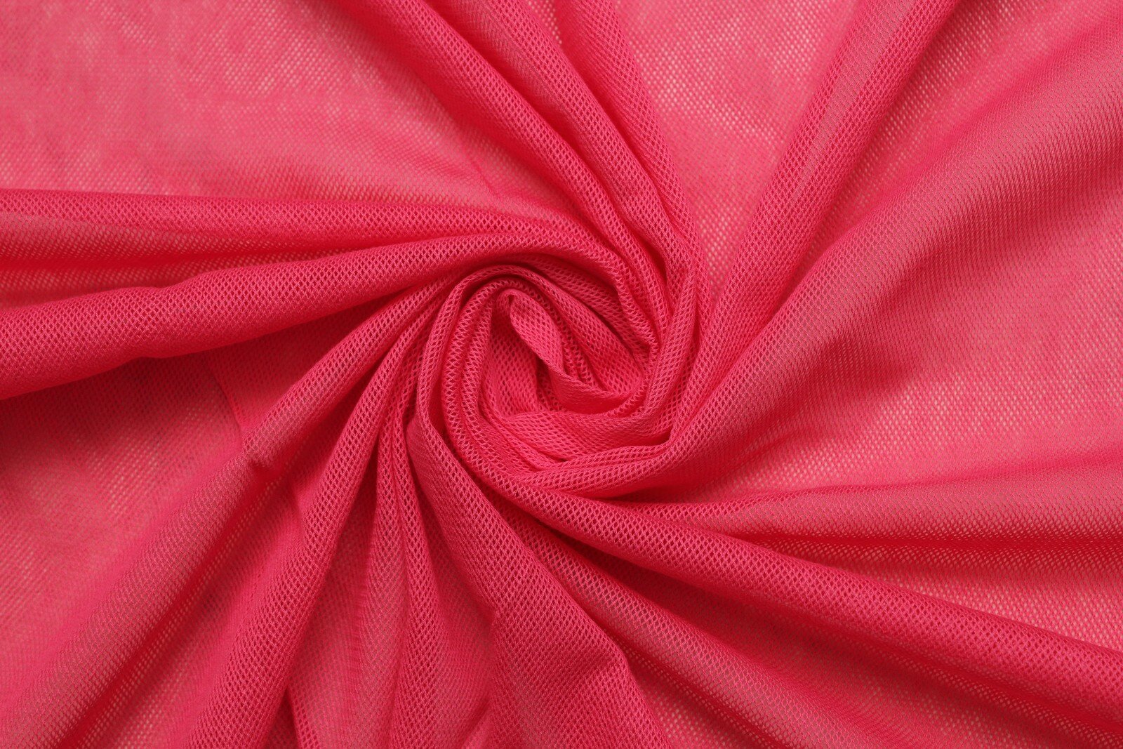 Ткань Трикотаж сетчатый розовый, ш138см, 0,5 м