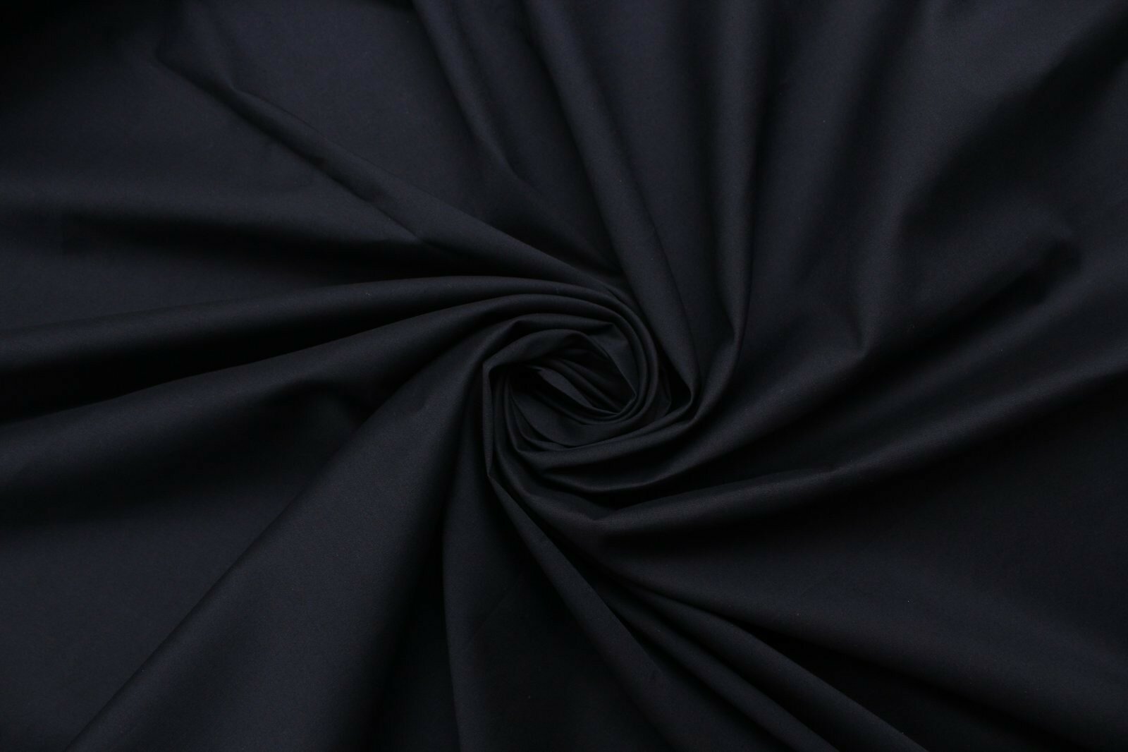 Ткань Хлопок стрейч тёмно-синий, ш145см, 0,5 м