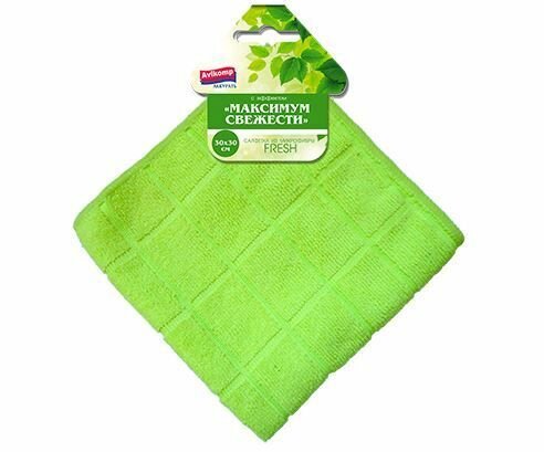 Avikomp Салфетка Аккуратъ, Fresh с эффектом Максимум свежести, микрофибра, 30х30 см