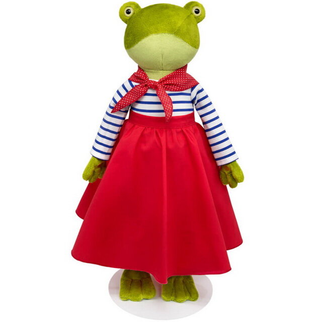 Мягкая игрушка Лягушка Джейн Кваковская в морском комплекте 24 см, Budi Basa, Kva24-06