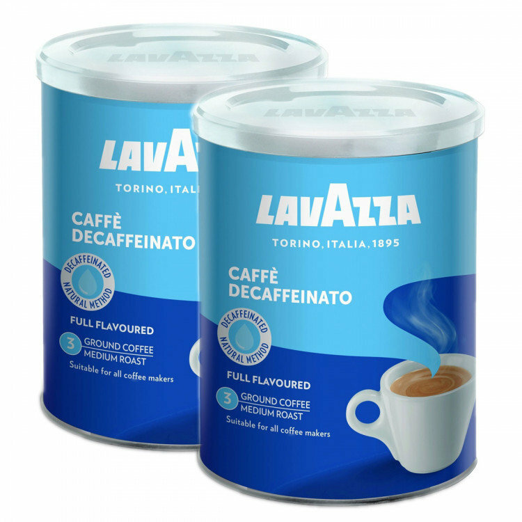 Lavazza Dek кофе молотый 250 г ж/б (упак 2 шт) (1107)