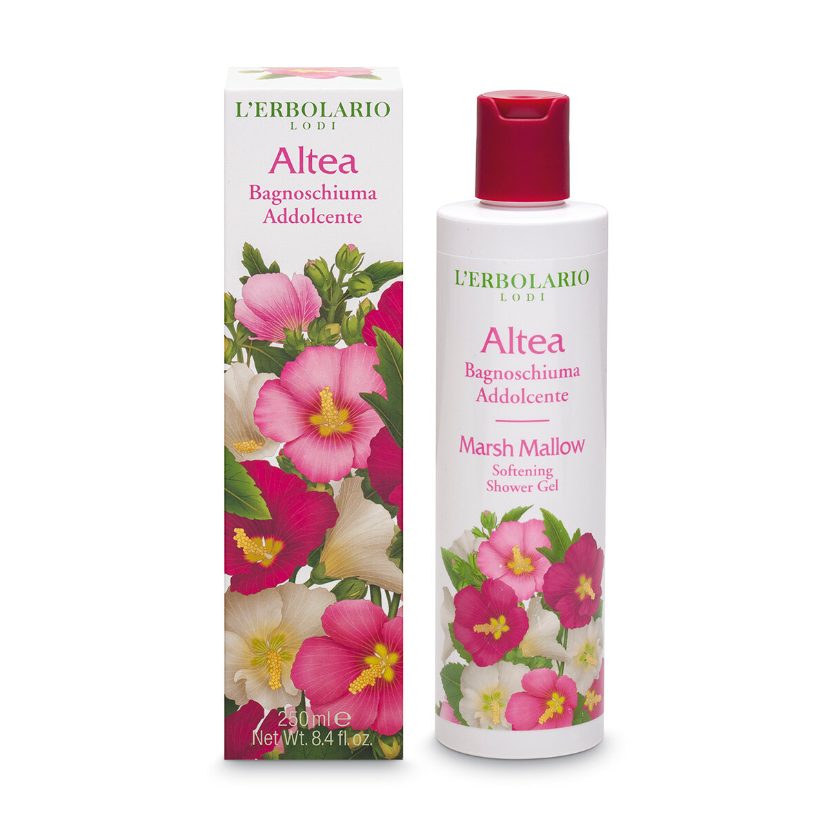 L'ERBOLARIO Гель для душа очищающий смягчающий Marsh Mallow Softening Shower Gel 250мл