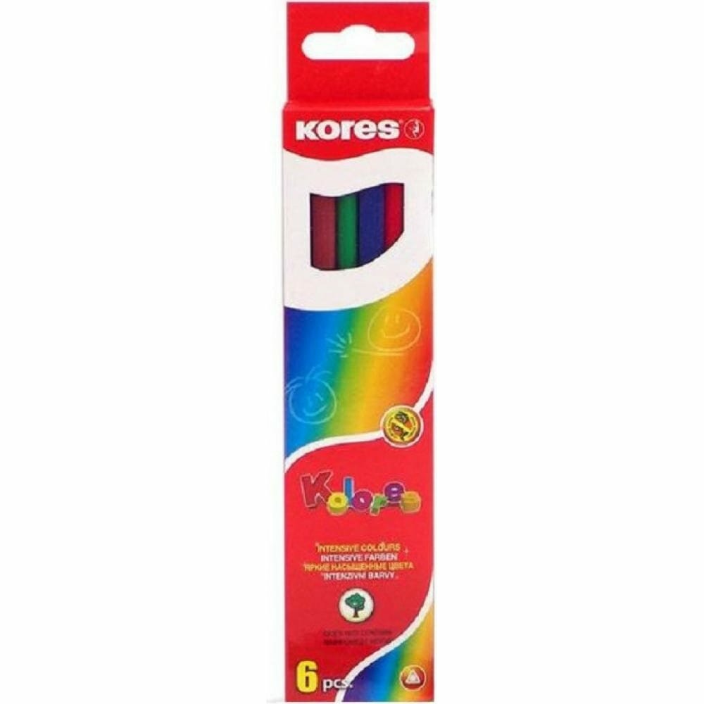 Трехгранные цветные карандаши Kores 93306.01 153053