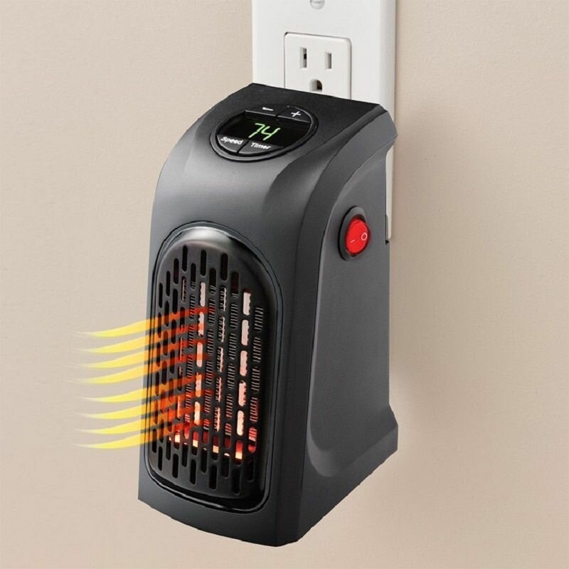 Портативный обогреватель HANDY HEATER 400W в розетку / Тепловентилятор настенный