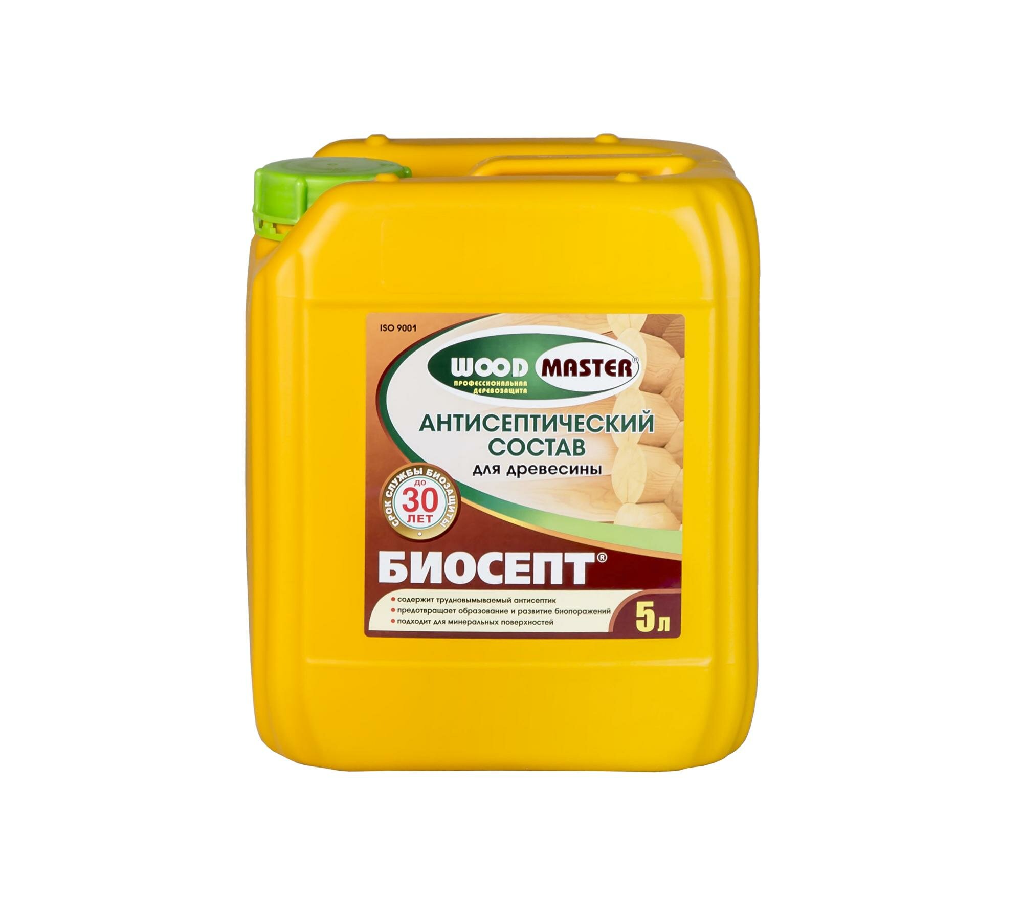 Антисептик для древесины "биосепт" 5л WOODMASTER