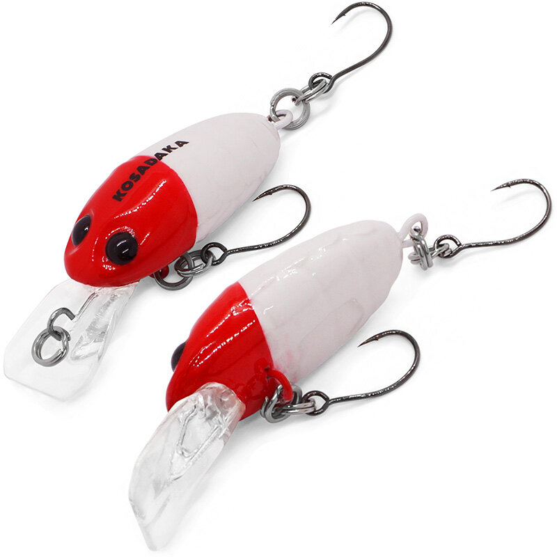 Воблер Kosadaka Crankin Pupa XD 35F, плав, 35мм, 2.6г, 0.9-1.8м, цв. RH