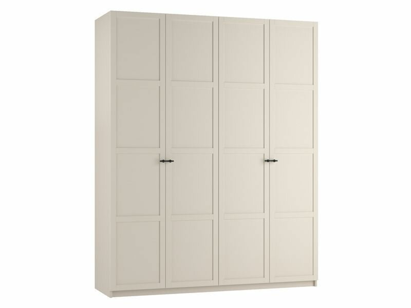 Шкаф распашной для одежды " Берг 5" 160х200х50 Кашемир / Сантьяго