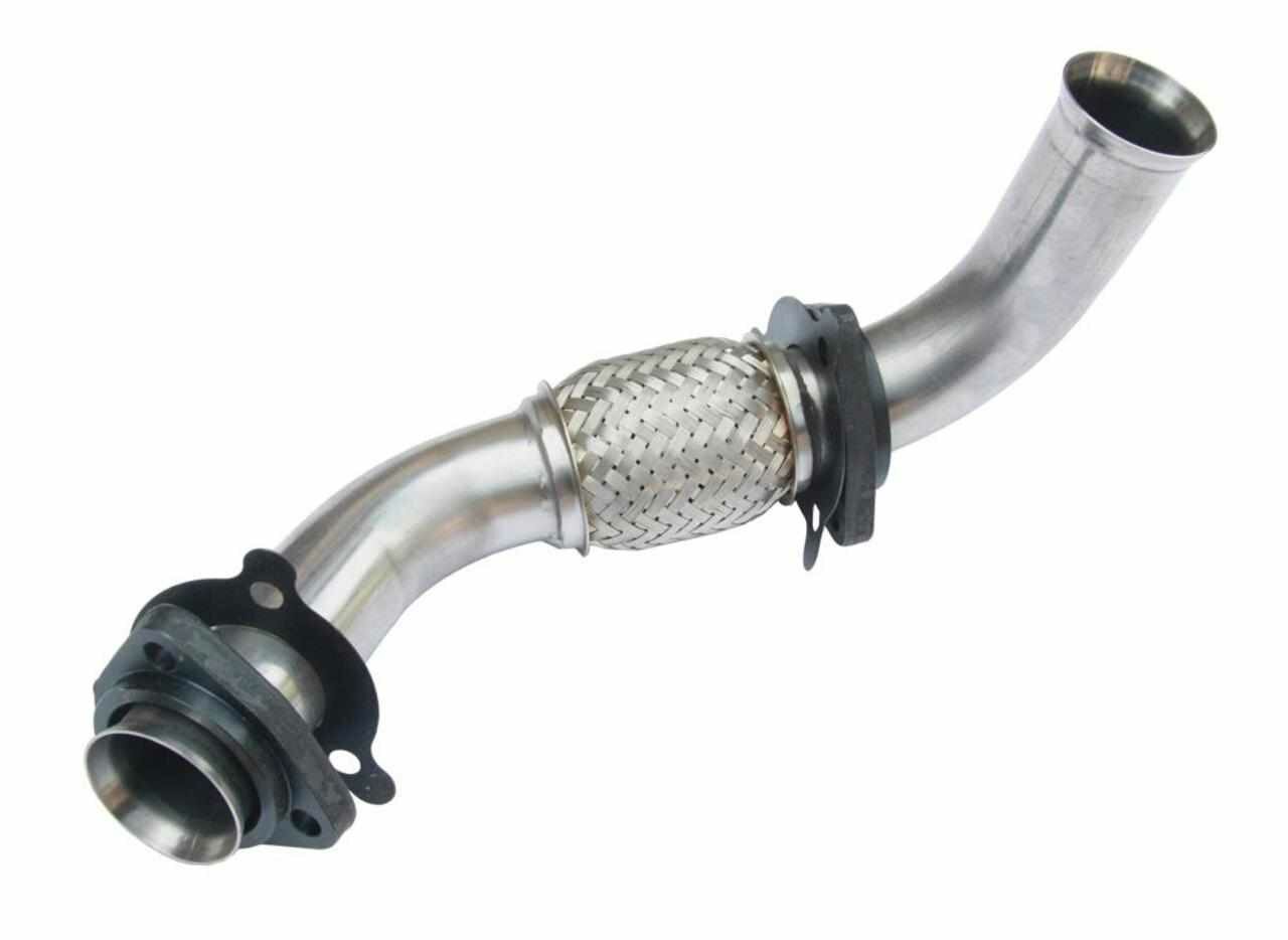 Труба КАМАЗ-ЕВРО-4 турбокомпрессора левая с компенсатором в сборе металлокомпенсатор, 000.4859.627.000-03, макспром