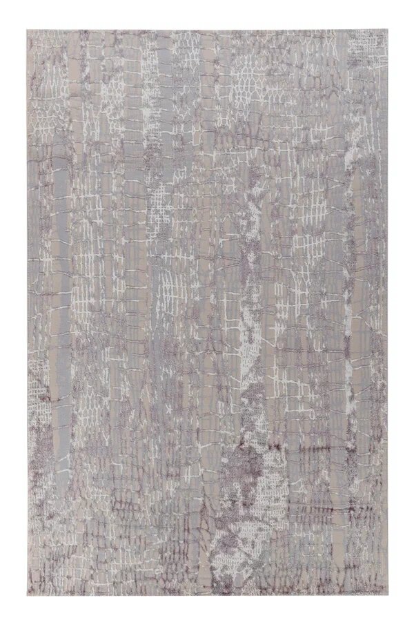 Ковер турецкий на пол в гостиную в спальню 80х150 см бежевый современный ворс 12 мм 294232 Kover-Russia