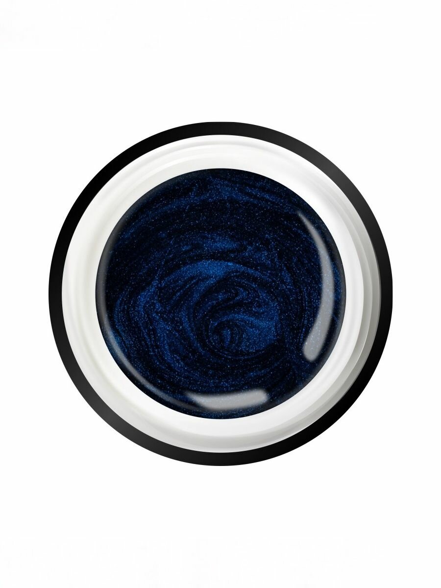 Nail Club Гель-краска с шиммером и с липким слоем GO-105 Indigo
