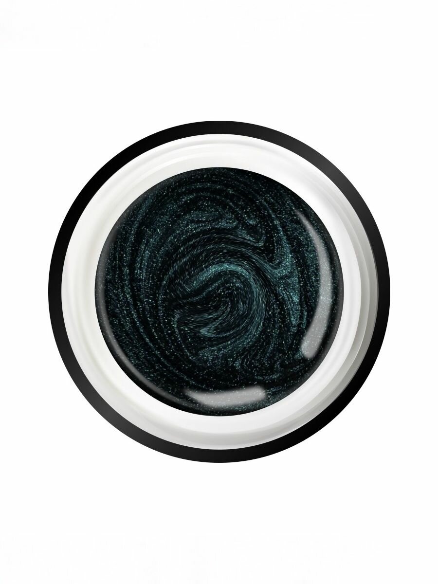 Nail Club Гель-краска с шиммером и с липким слоем GO-104 Night Sea