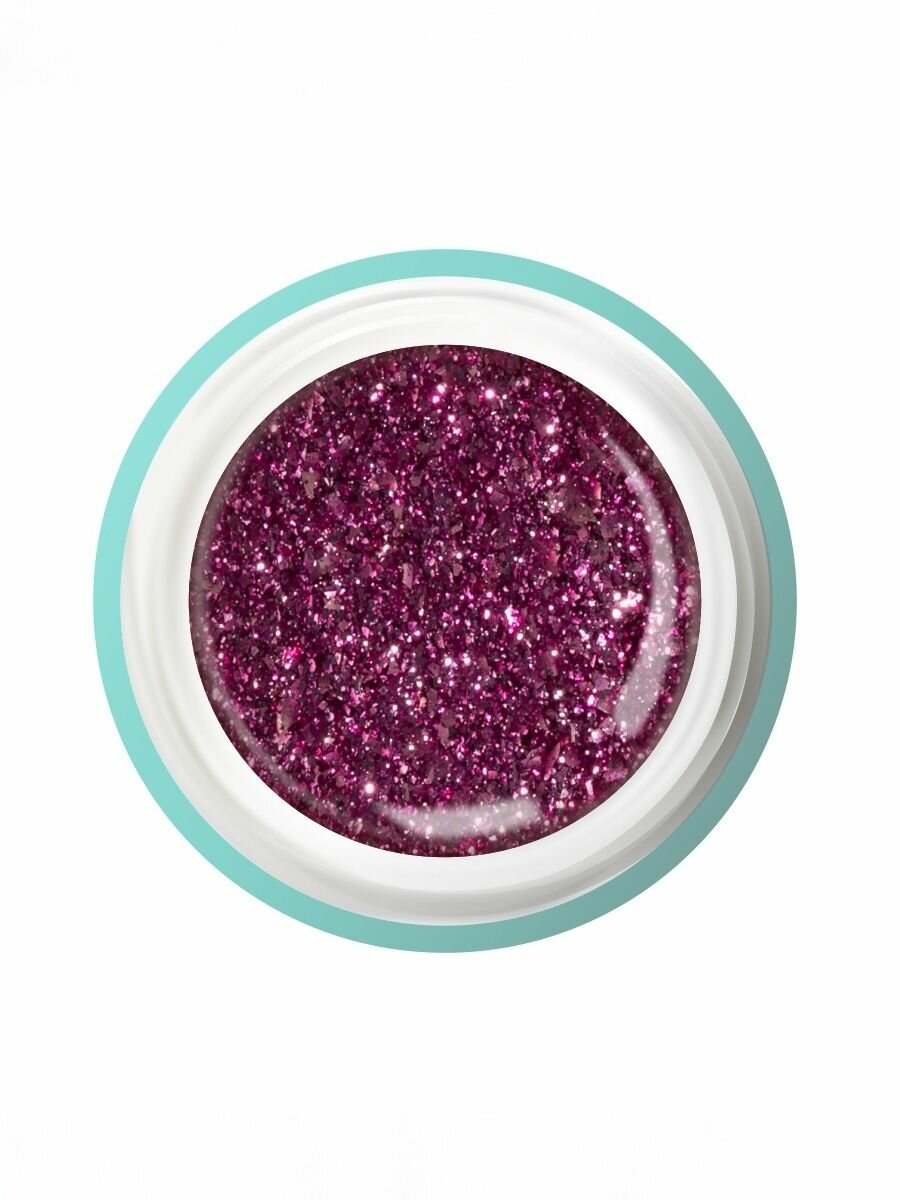Nail Club Гель-краска с блёстками и пайетками S-24 Planetary, 5 мл.
