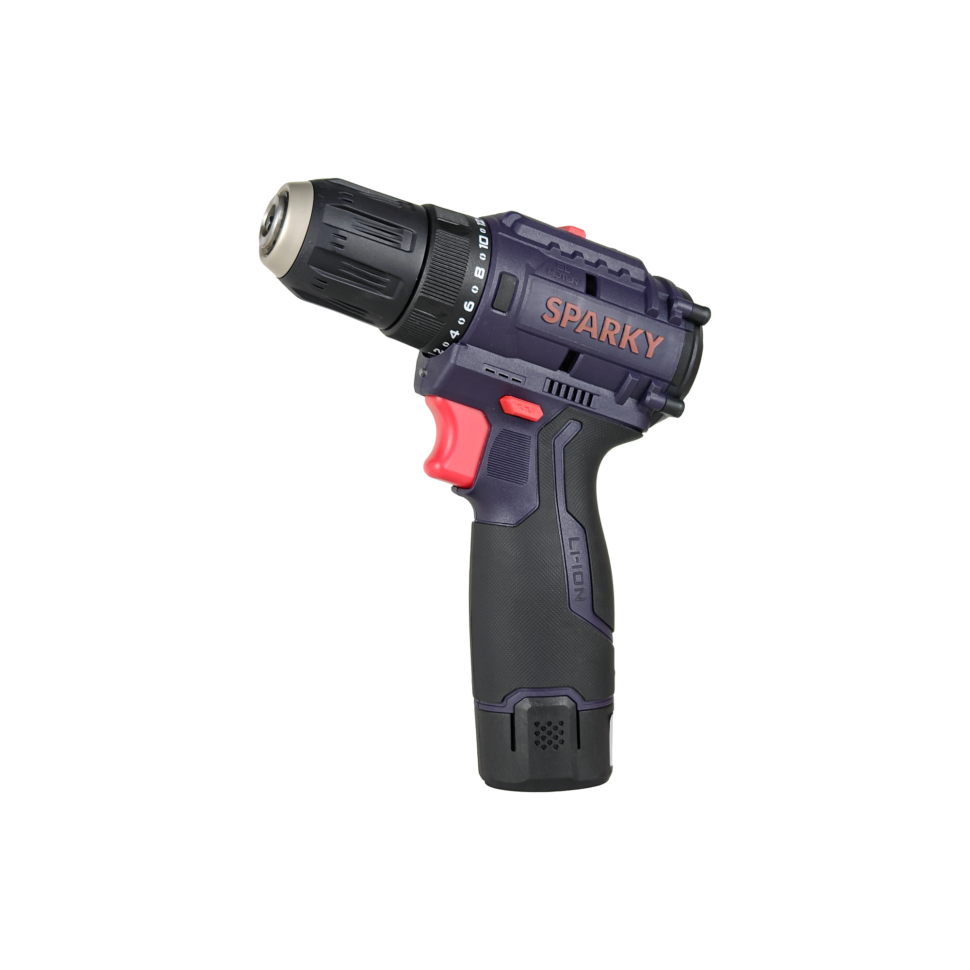 Аккумуляторная дрель-шуруповерт SPARKY BR2 12Li-C HD BL ( Li-Ion,12 Вольт, 2 Ah, 45 Нм, 1650 об/мин, 2 АКБ, кейс)