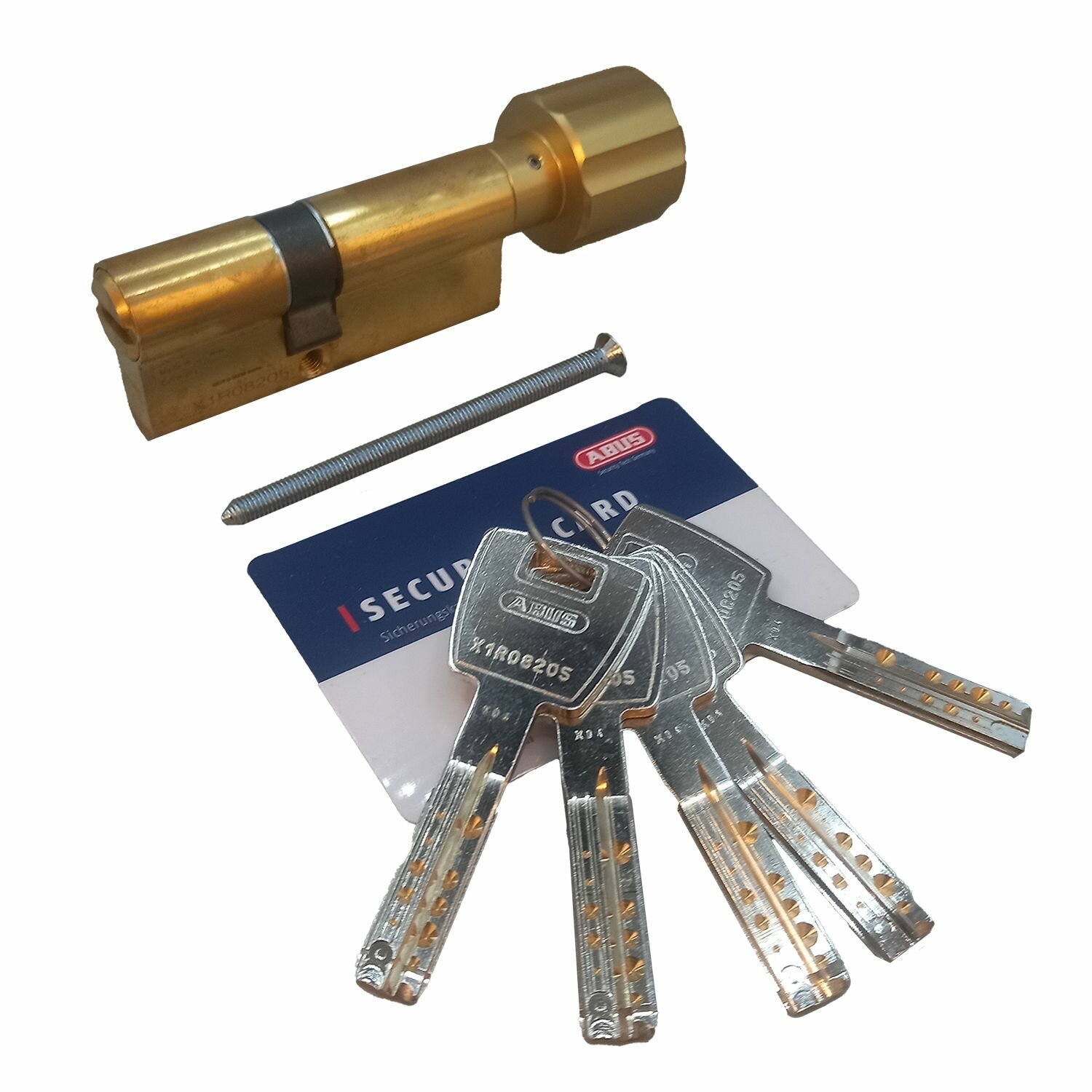 Механизм цилиндровый ABUS X12R430 ключ/вертушка 40-35 (75 мм) MS (5 key)