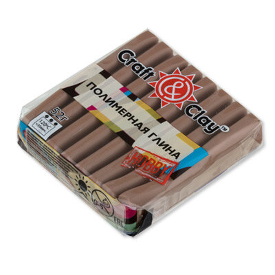 Полимерная глина "Craft&Clay" CCH 52 г 1024 какао