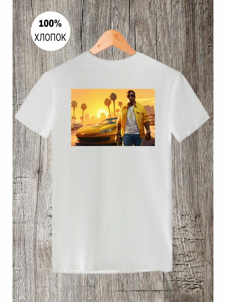 Футболка gta мужик в очках