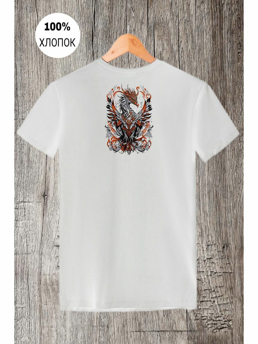 Футболка птица феникс жар птица