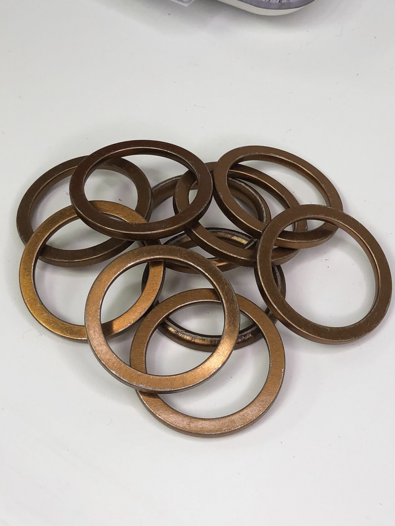 Прокладка глушителя медное кольцо CG125 (31х39х4)