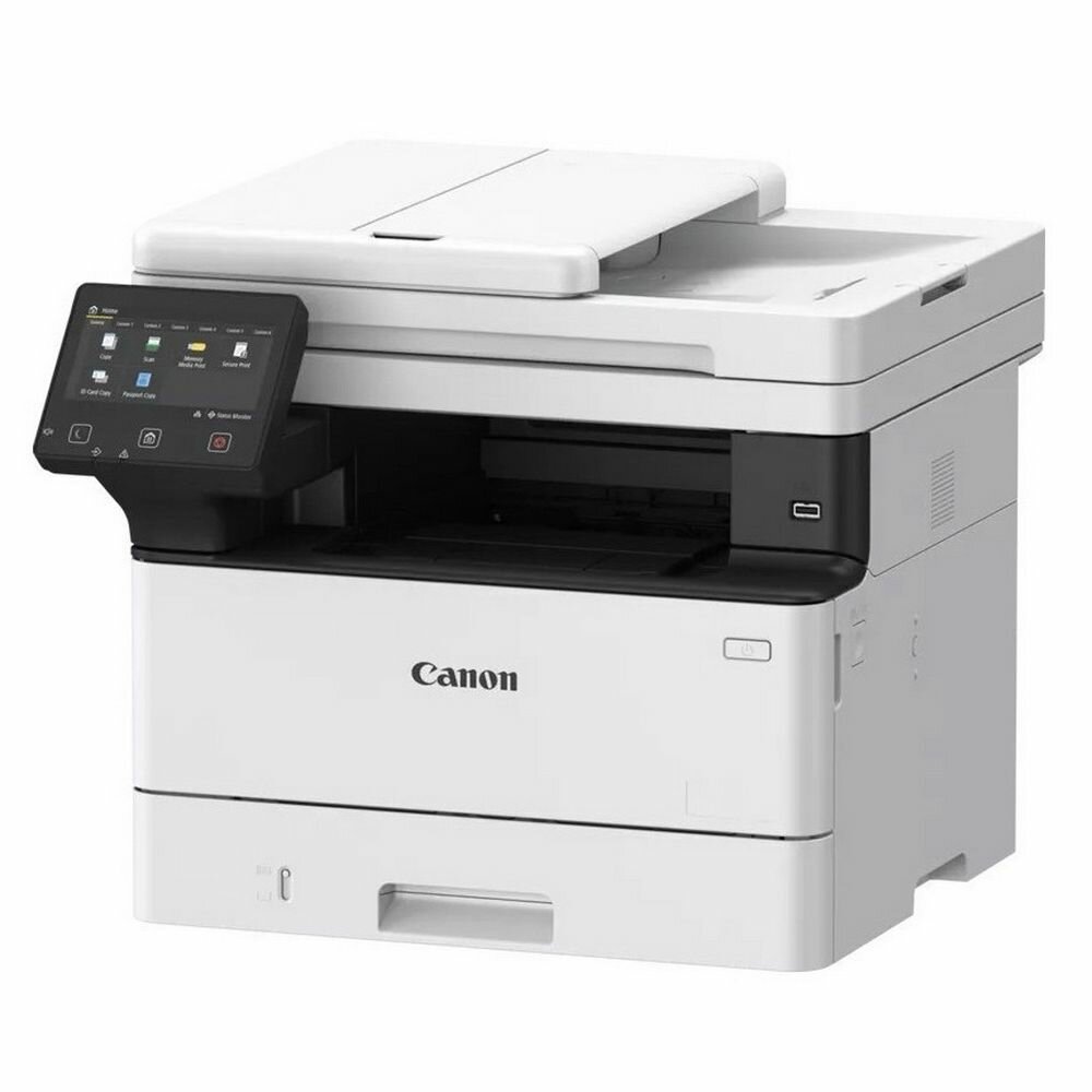 МФУ Canon i-Sensys MF463dw А4, МФУ, лазерное, черно-белое , 40стр/мин, 1200dpi, 1200МГц, 1024Мб, 4Гб, 50АПД, 250+100, WiFi/AirPrint/USB/Ethernet , 3000стр/картридж, (5951C008(BA))