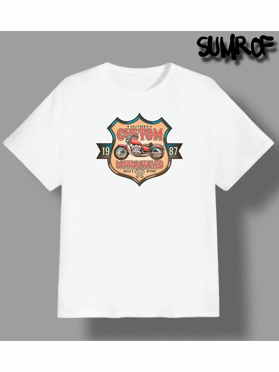 Футболка custom motorcycles