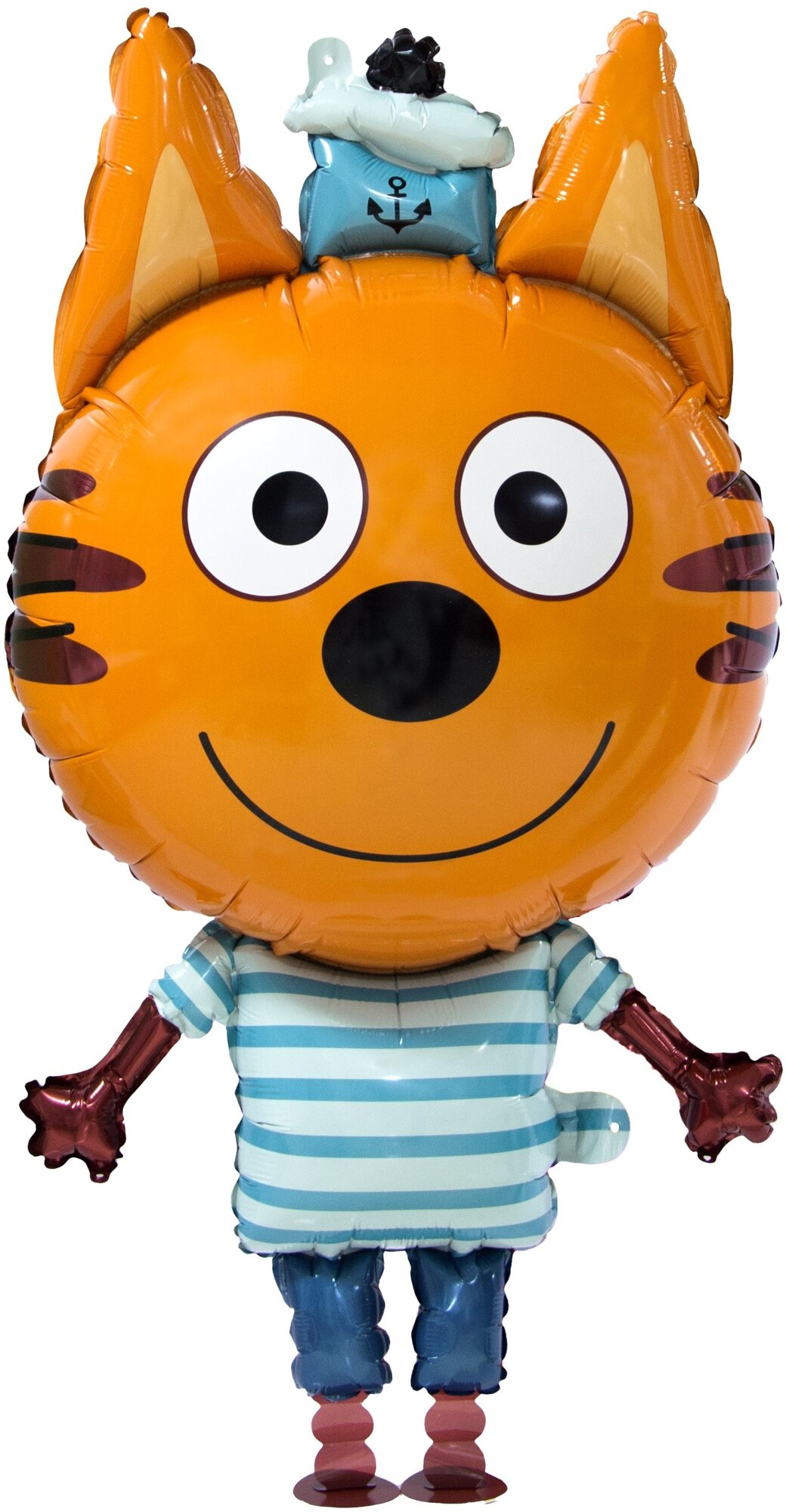 Шар (39'/99 см) Ходячая Фигура, Три Кота, Коржик, 1 шт. в уп.