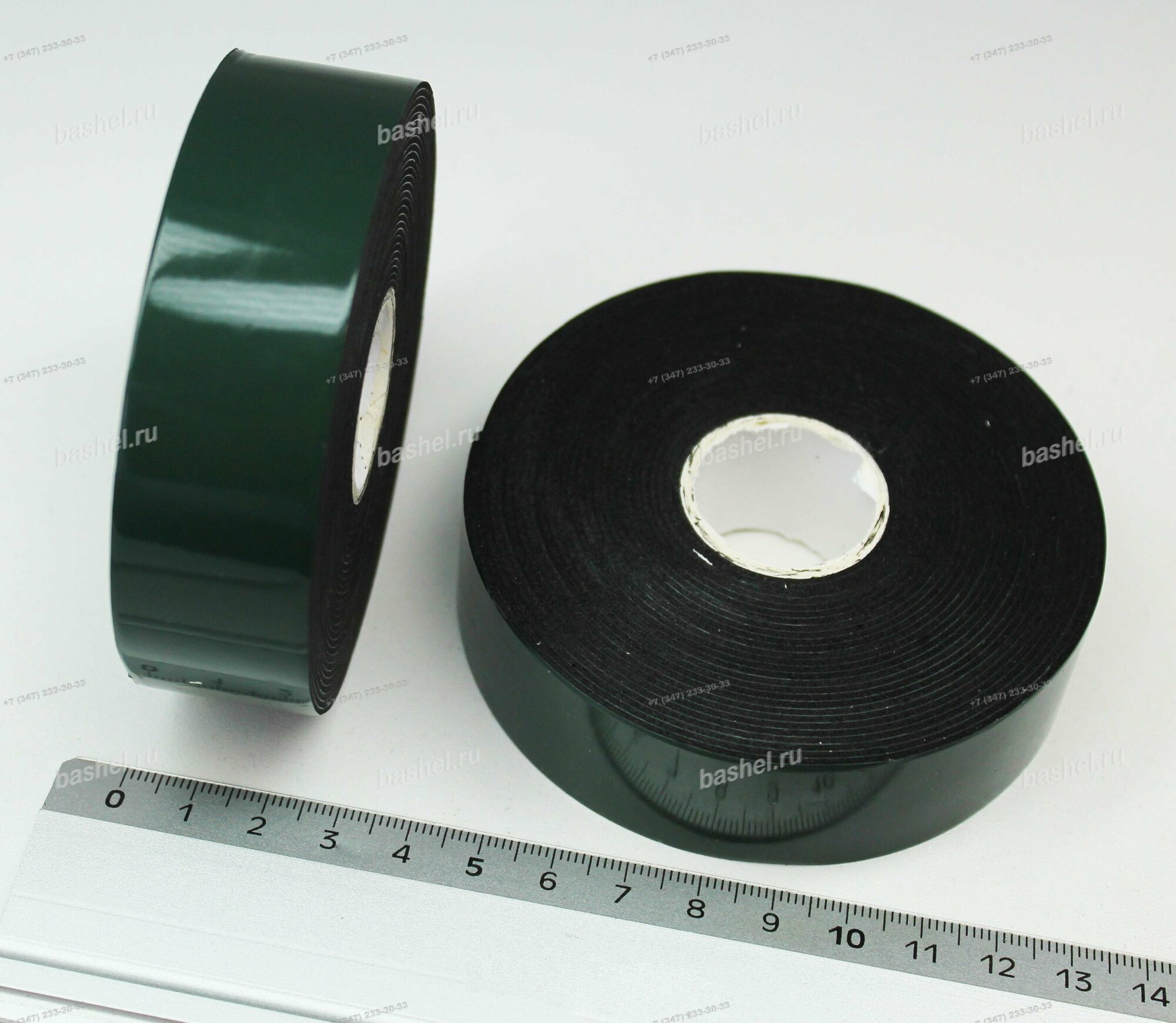 Двухсторонний скотч, вспененная ЭВА-основа, черный, 25мм, ролик 5м REXANT