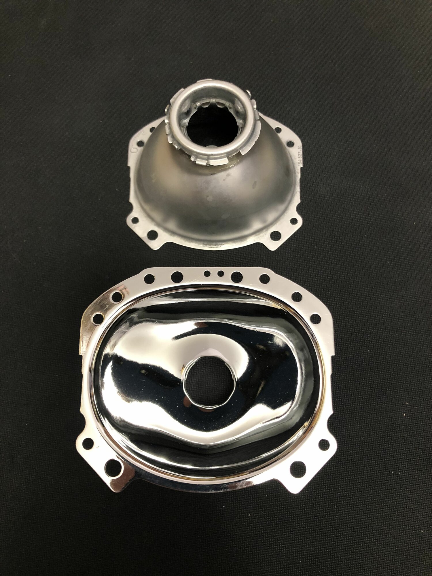 Отражатели Hella Classic кольцо для фар Mercedes, Audi, BMW восстановленный оригинал, комплект 2 шт.