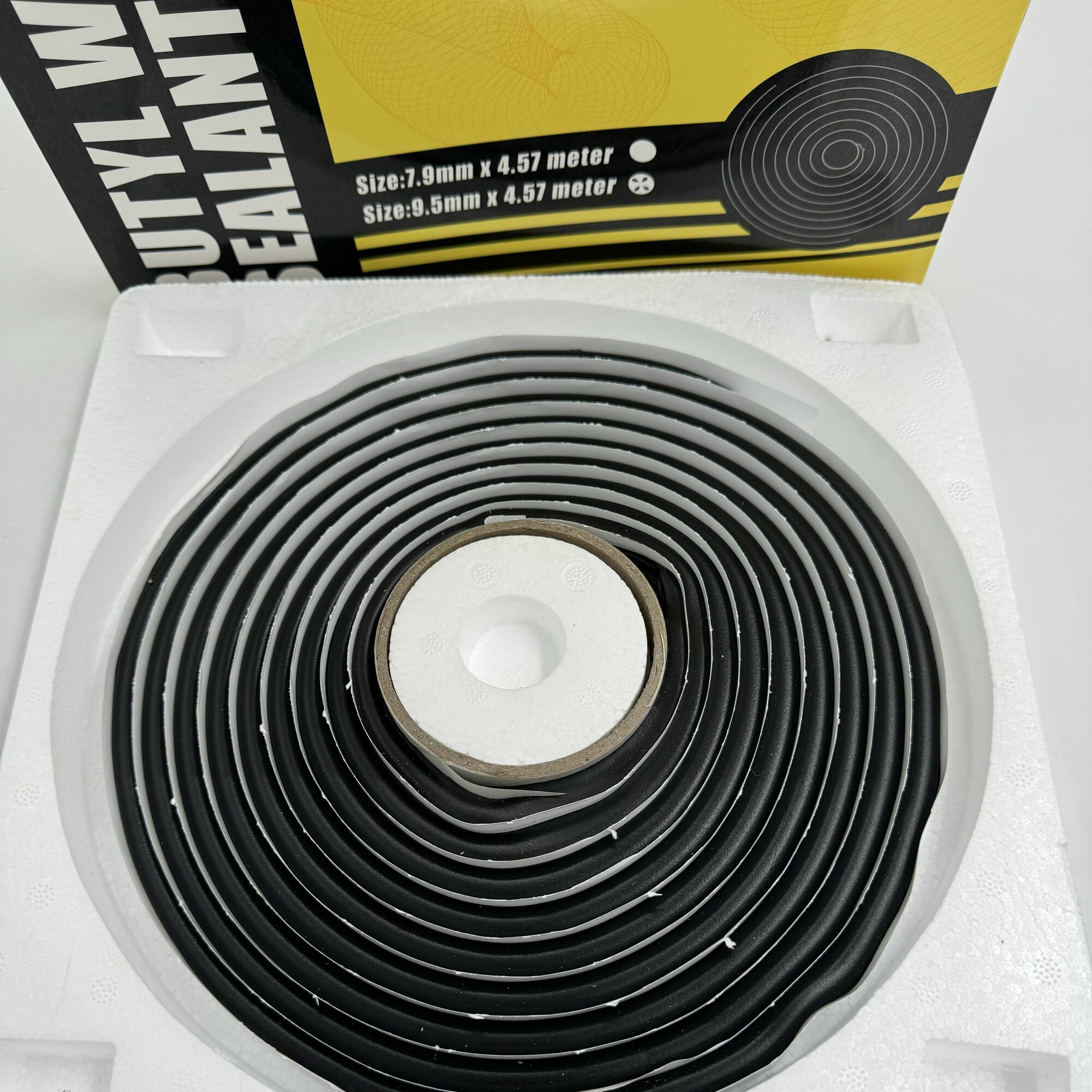 Герметик бутиловый для сборки фар BUTYL SEALANT (Оргавил), упаковка 4,57м x 9.5мм