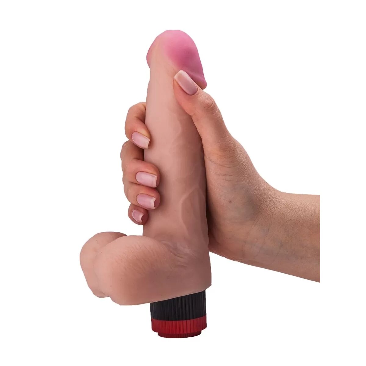 LOVETOY (А-Полимер) Вибратор реалистичный из неоскина 16,5 см (803900), телесный