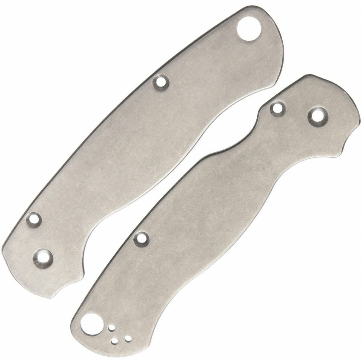 Сменные накладки для ножей Spyderco Para Military 2 Flytanium Classic (Titanium Stonewash)