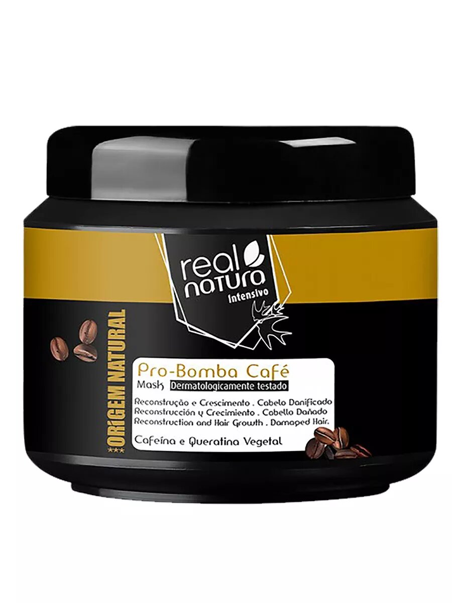 Real Natura Маска для волос Mask Pro-Bomba Cafe 200 г